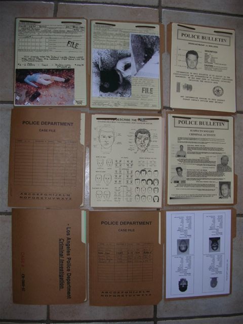 CUSTOM FOLDERS INCLUDING AUTHENTIC LOOKING INSIDES